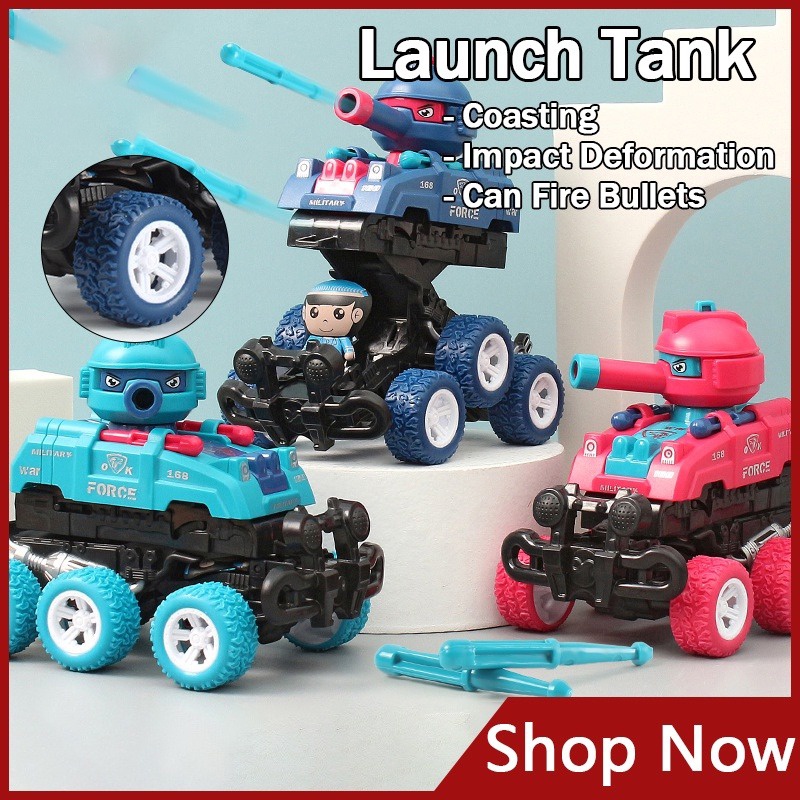 Six Wheel Inertia Off-road Vehicle Impact Deformation Launch Tank ...