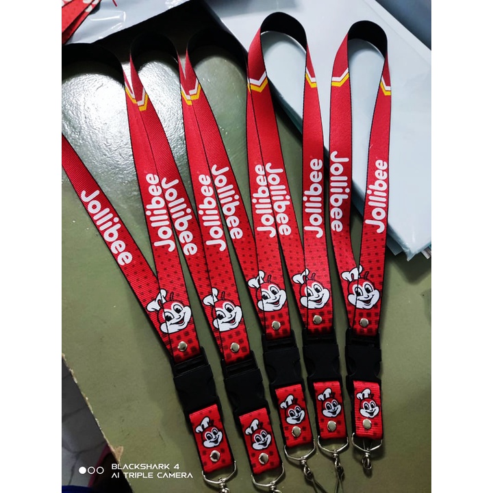Jollibee id lace lanyard sling mc donalds also available | Shopee ...