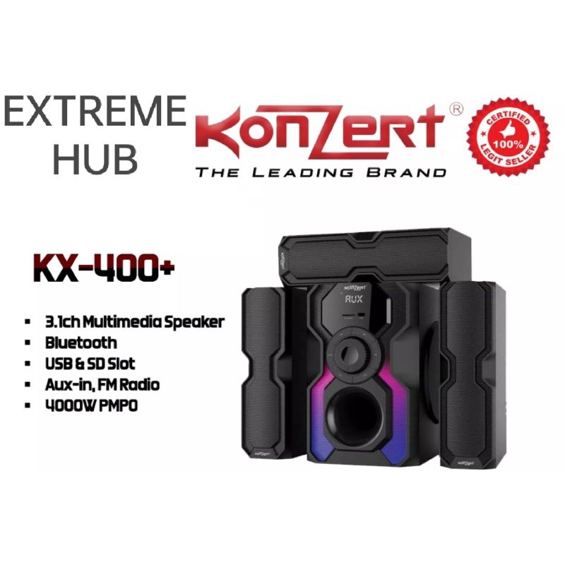 KONZERT KX-400+ 3.1CH HOME THEATER SPEAKER SYSTEM | Shopee Philippines