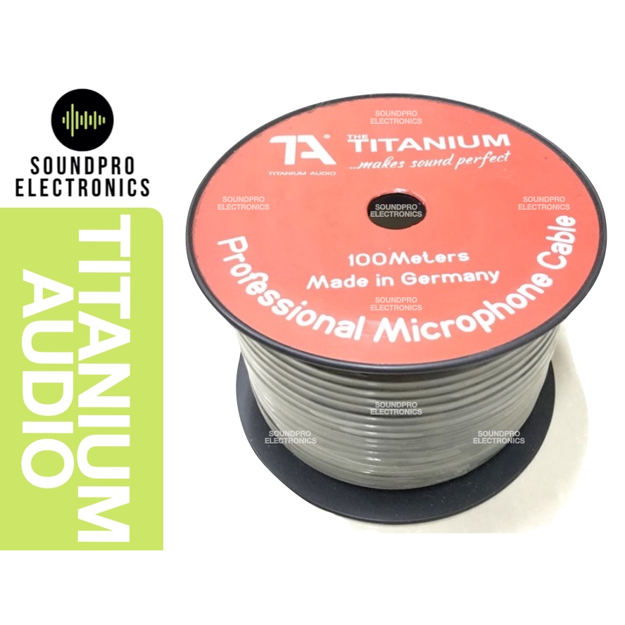 TA TITANIUM AUDIO Microphone Wire 2+1 Stereo (1roll) | Shopee Philippines