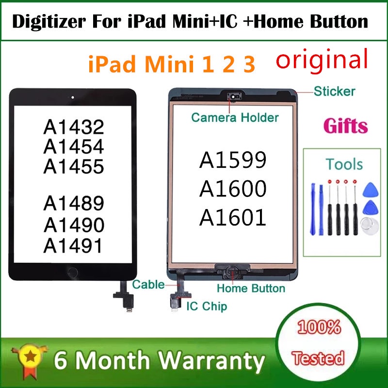 For ipad Mini 1 TouchScreen For ipad Mini 2 A1432 A1454 A1489 A1490 ...