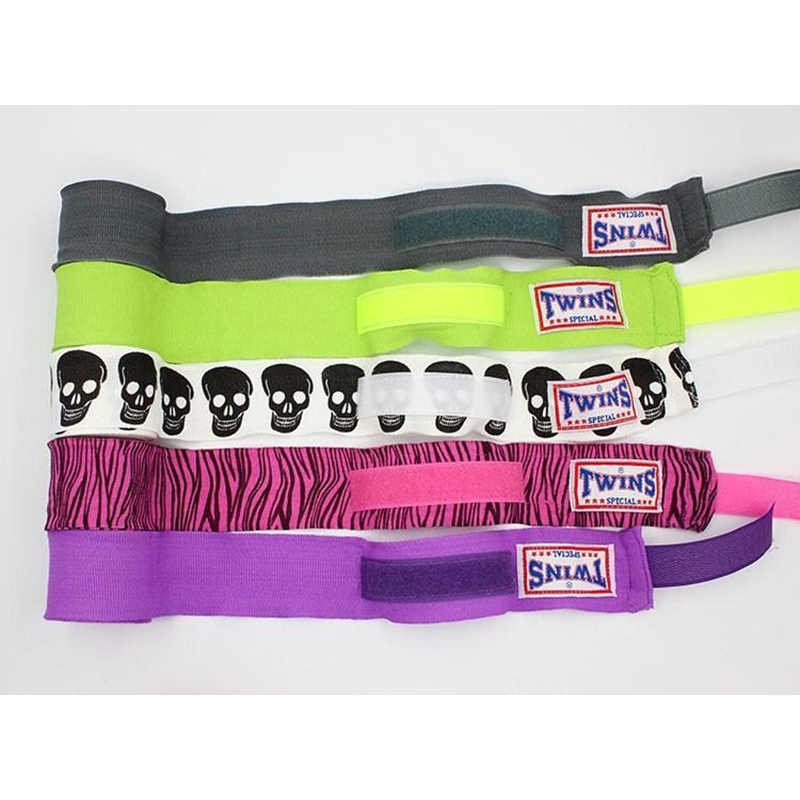 2PCS twins Boxing Handwraps Bandage Punching Hand Wraps MuayThai MMA ...