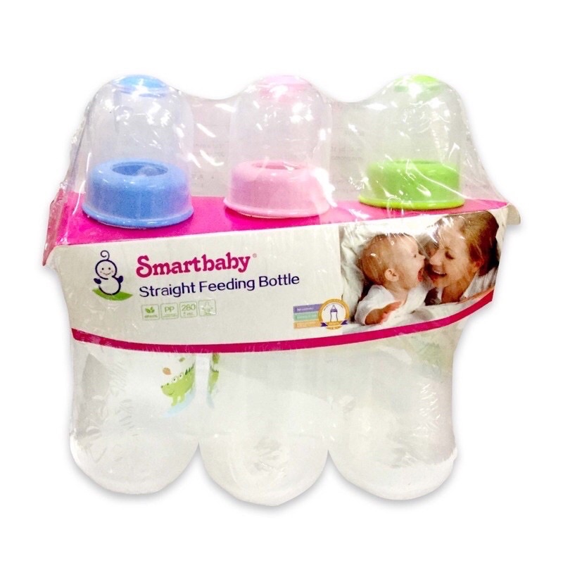 Smart baby straight feeding bottle (set of 3 big) | Shopee Philippines