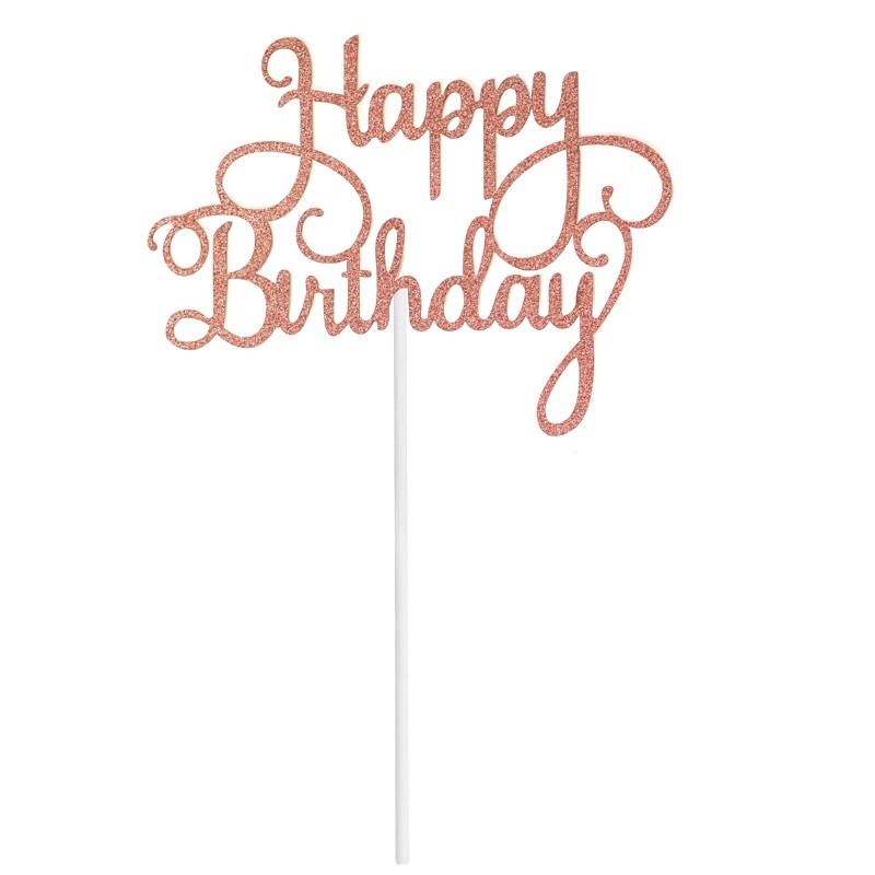 Happy Birthday Paper Cake Topper | Shopee Philippines