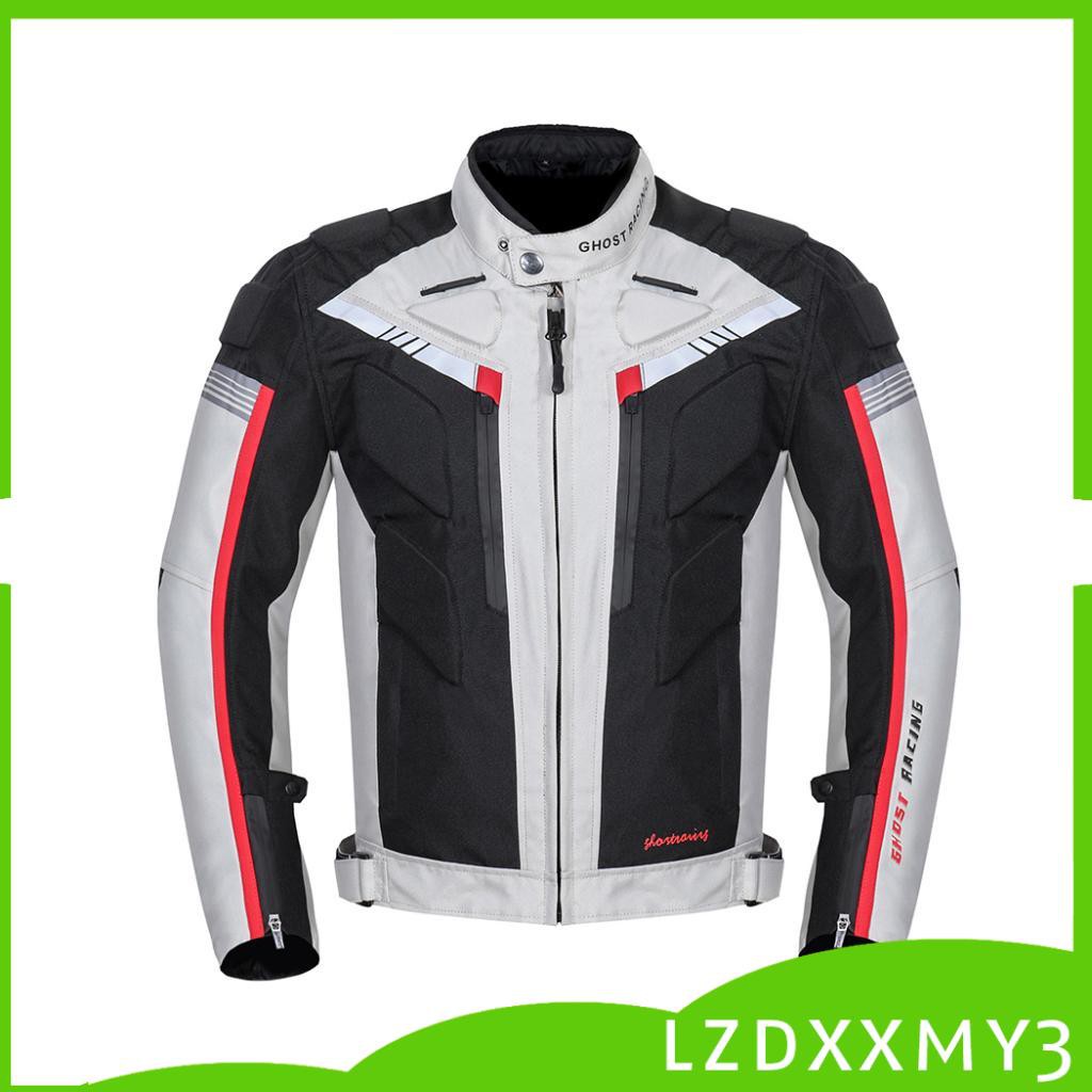 HOT LEATHER & MESH MOTORCYCLE WATERPROOF JACKET WHITE WITH EXTERNAL ...