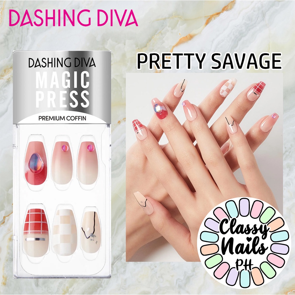 Pretty Savage • Dashing Diva • Magic Press • Manicure • Press On Korean ...