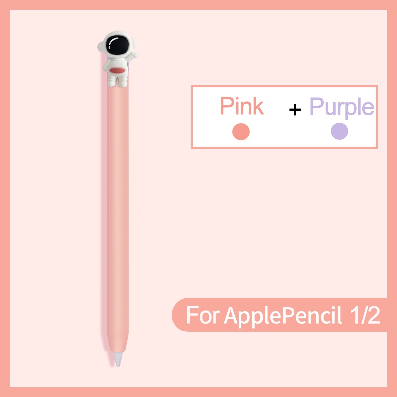 Compatible For Apple Pencil Case 1 / 2 Soft Silicone Protective Cute ...