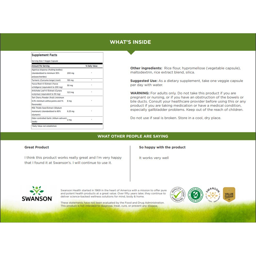 Swanson Uric Acid Cleanse 60 Caps Kidney Support | Shopee Philippines