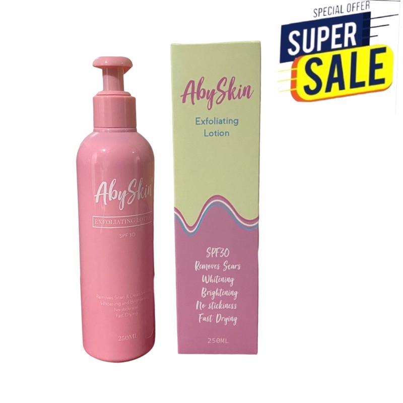 ABY skin EXFOLIATING LOTION | Shopee Philippines