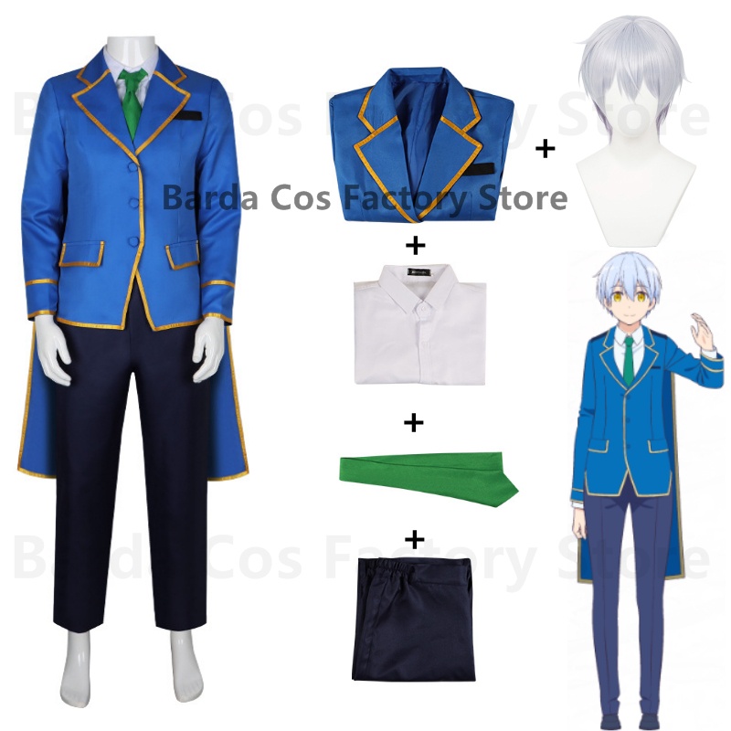 Anime Vermeilingold Aruto Cosplay Costume Vermei Costumes Blue JK ...