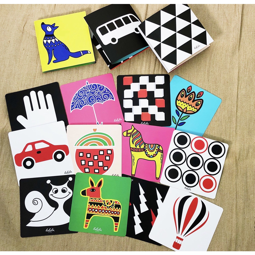 Visual Stimulation Card Set/ Set of 6 Standard Montessori Method Cards ...