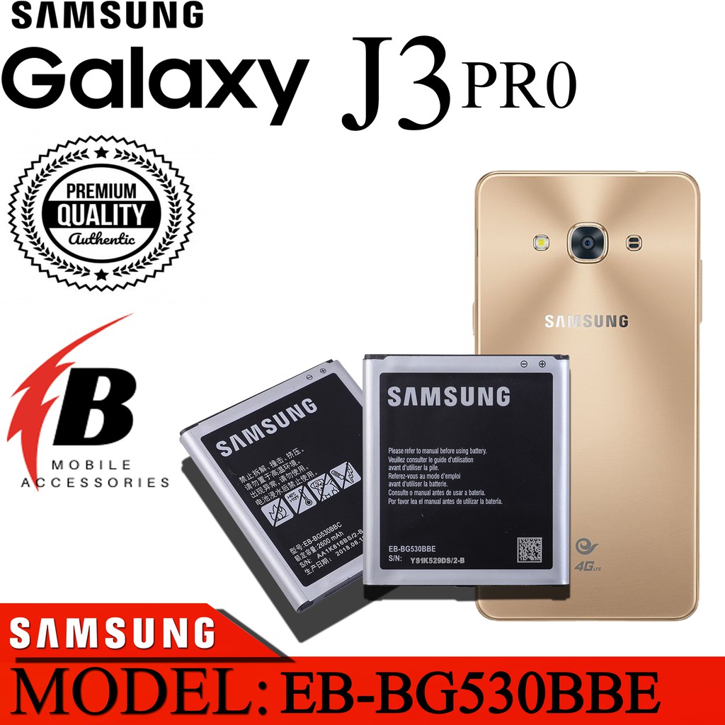 Samsung Galaxy J3 PRO Battery EB-BG530CBU (OEM) | Shopee Philippines
