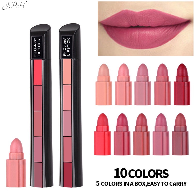 【JP4】5 in 1 Matte Lipstick Set | Shopee Philippines