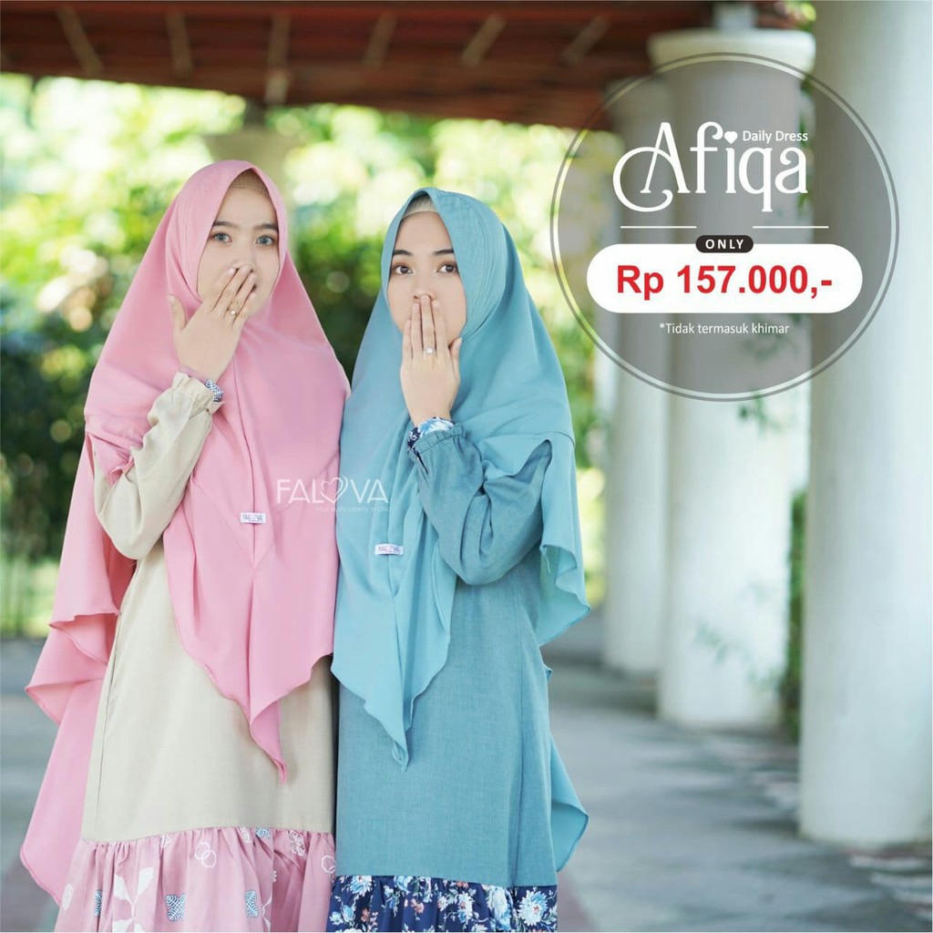 Daily DRESS AFIQA ORIGINAL BY FALOVA (DRESS ONLY) | Shopee Philippines