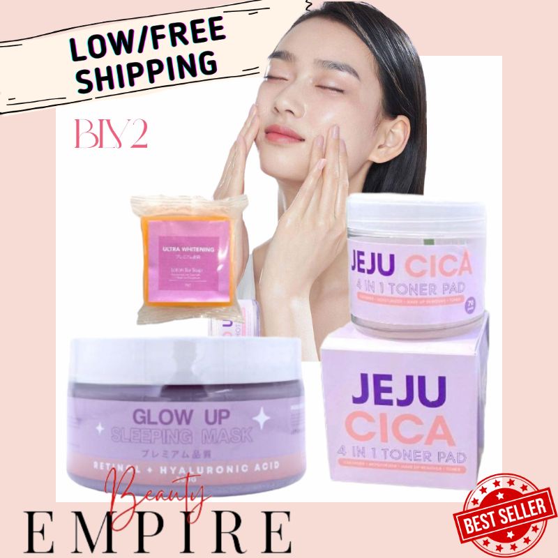 BLV2 GLOW UP SLEEPING MASK BLV2 ULTRA WHITENING BAR BLV2 Jeju Cica 4 in ...