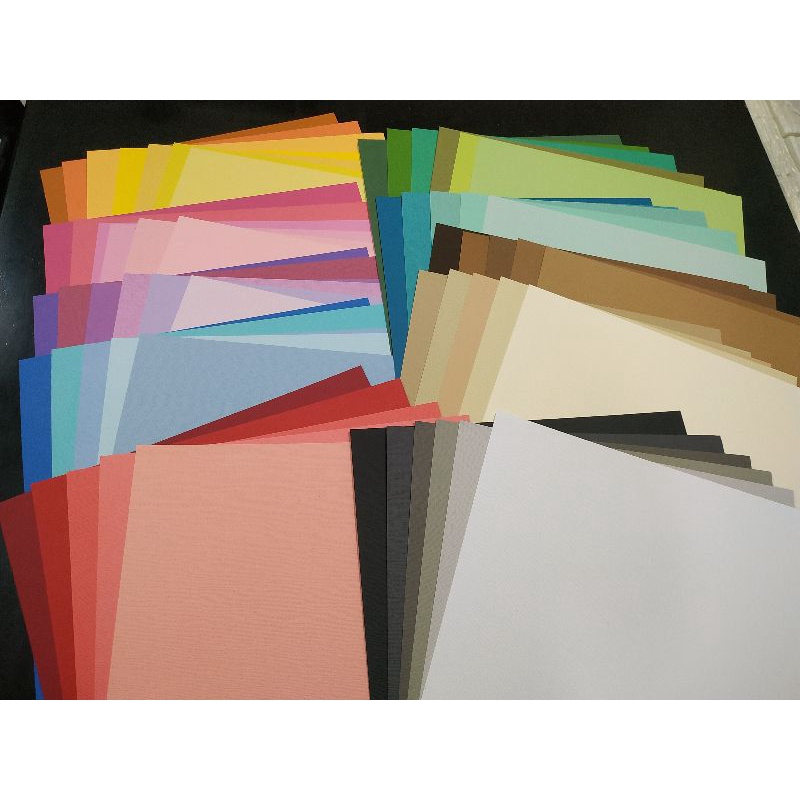 Part 2-Textured Cardstocks 216gsm 12" x 12" Pls read description box ...