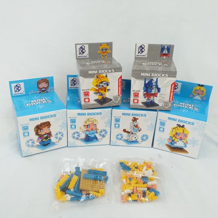 Mini Blocks Frozen Transformer Characters/Lego Smart Children's Toys ...