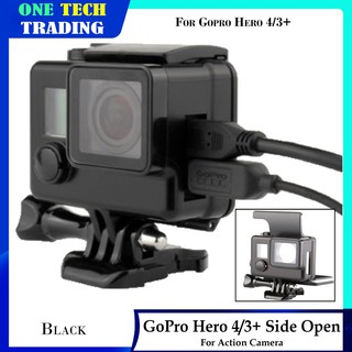 Black View Skeleton Side Back Open Protective Housing Case for Gopro ...