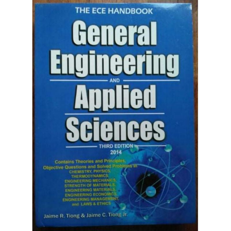 GENERAL ENGINEERING APPLIED SCIENCES (GEAS) 3rd edition by Tiong ...