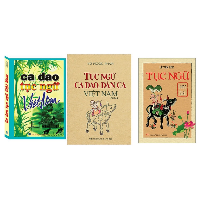 Book - Combo of 3 books Vietnamese folk songs and proverbs+Vietnamese ...