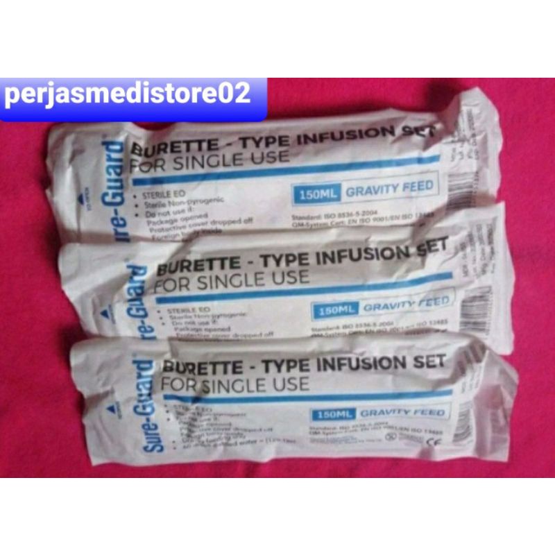 Infusion Set Soluset Burette Type 150ML ( Order Now Ship Tomorrow ...