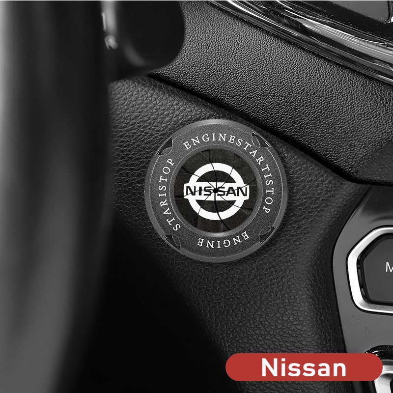 Nissan Car Engine Push Start Stop Button Cover For Navara Almera NV350 ...