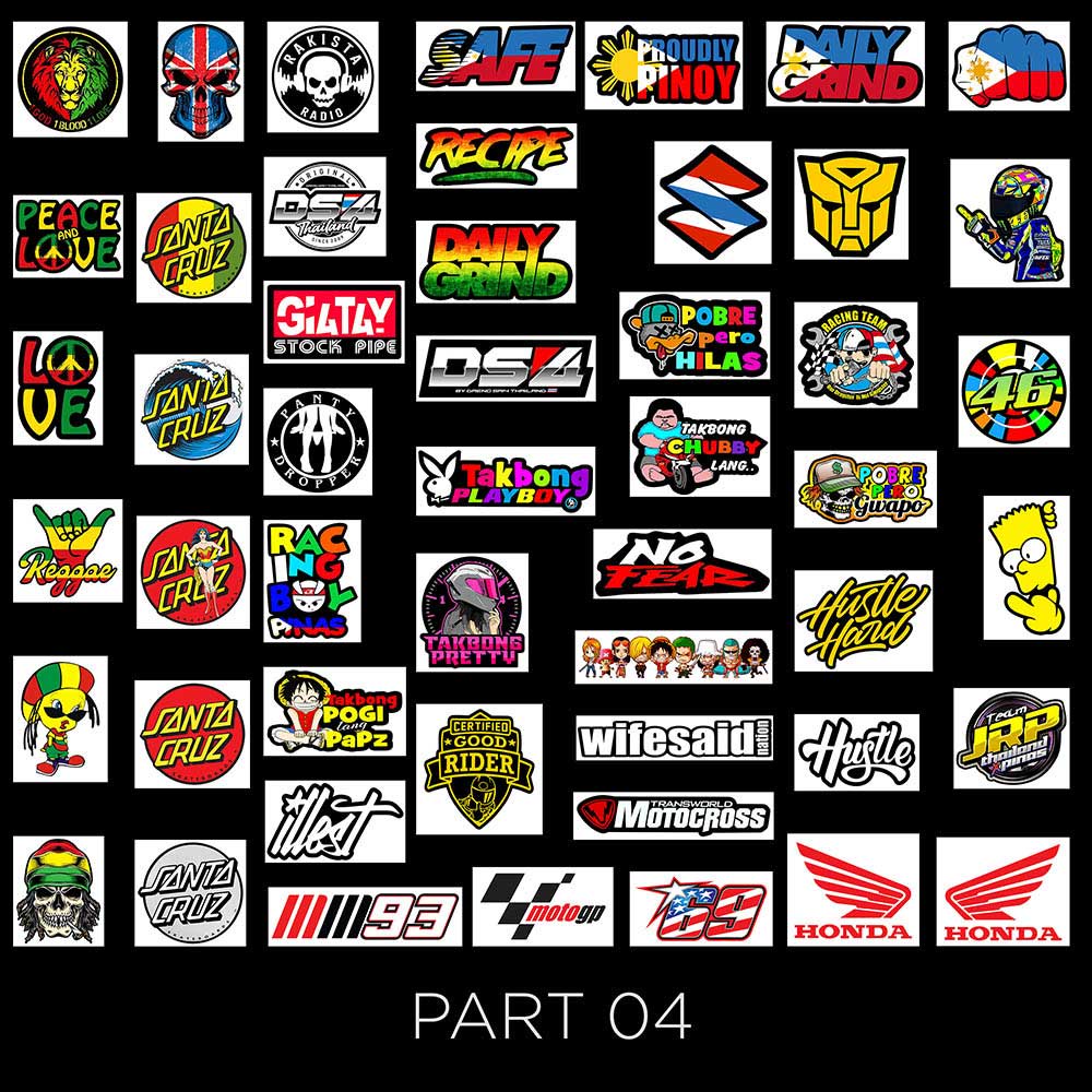 Thai Sticker High Quality Vinyl Laminated Part 04 | Shopee Philippines