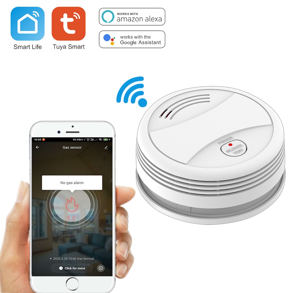 PA-443W WIFI tuya smoke alarm smart smoke sensor fire warning detector ...