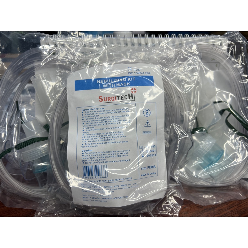 Nebulizing Kit w/ Mask SURGITECH (Adult / Pedia) | Shopee Philippines
