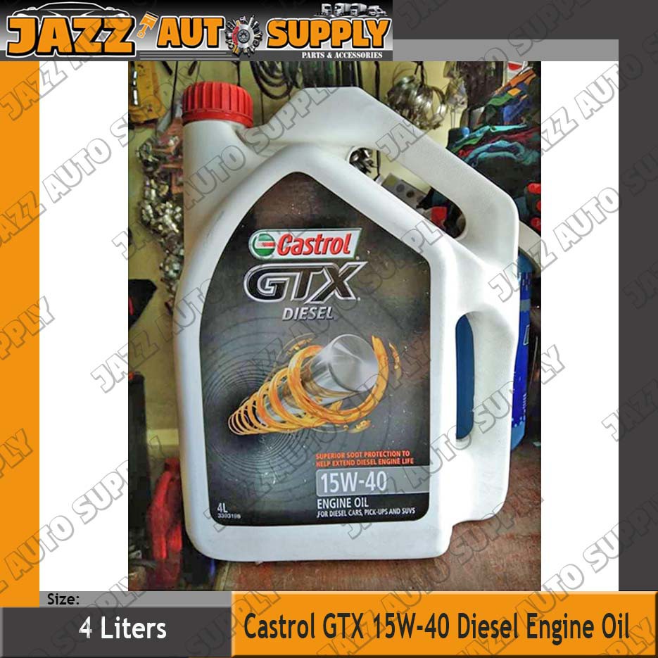 Castrol GTX Diesel Engine Oil 15w-40 | Shopee Philippines