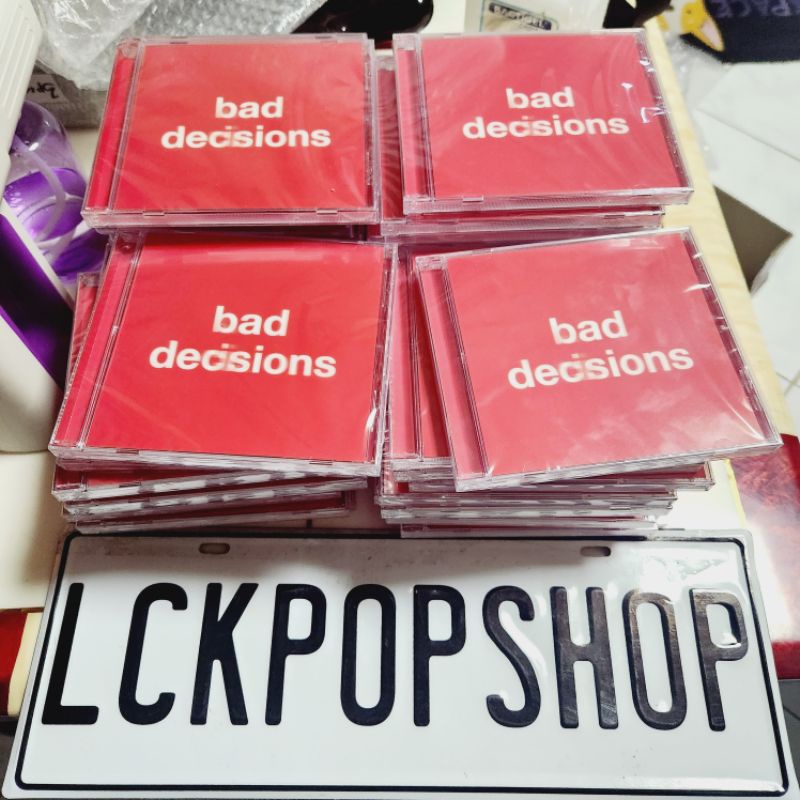 BAD DECISIONS CD benny blanco x BTS ONHAND READY TO SHIP | Shopee ...