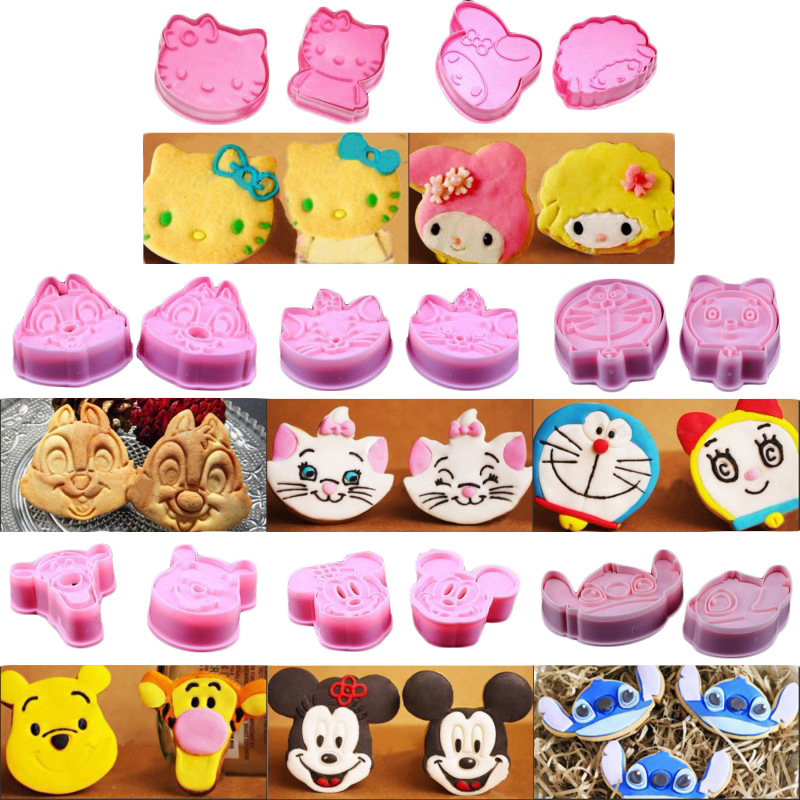 Mickey Mouse Doraemon Kitty Doraemon Winne Pooh Stitch Cookie Cutter ...