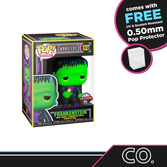 Funko Pop Disney Monsters Frankenstein Blacklight 1227 Special Edition ...