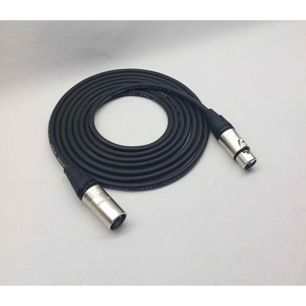 Canare audio cable 5mtr jack neutrik xlr male to xlr female | Shopee ...