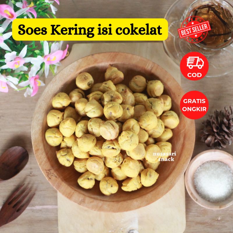 Mini Soes Cake Filled With Chocolate 1 Kg | Shopee Philippines