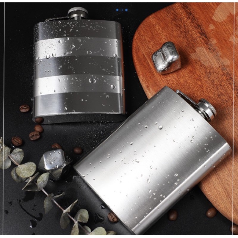Stainless Steel Wine Flask Hip Flask 4oz 6oz 7oz 8oz 9oz | Shopee ...