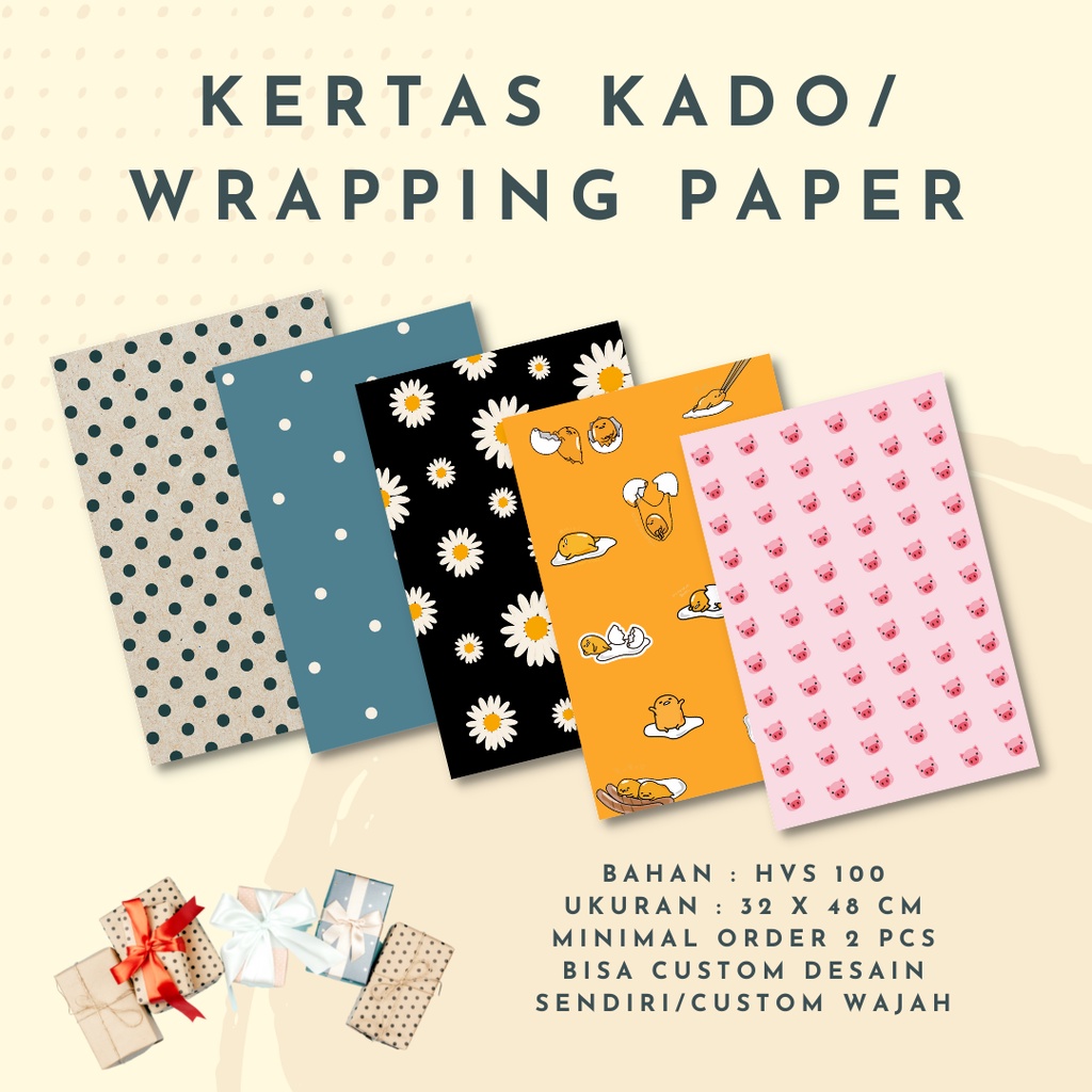 (HVS 100 A3+) Wrapping Paper - Wrapping Paper - Custom Design Book ...