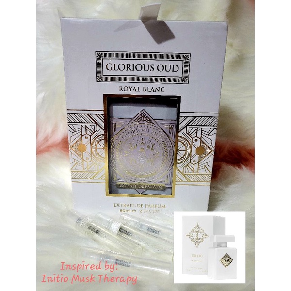[DECANT] Fragrance World GLORIOUS OUD ROYAL BLANC Extrait De Parfum ...