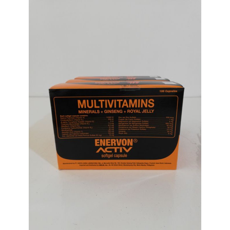 enervon activ capsule 100 | Shopee Philippines