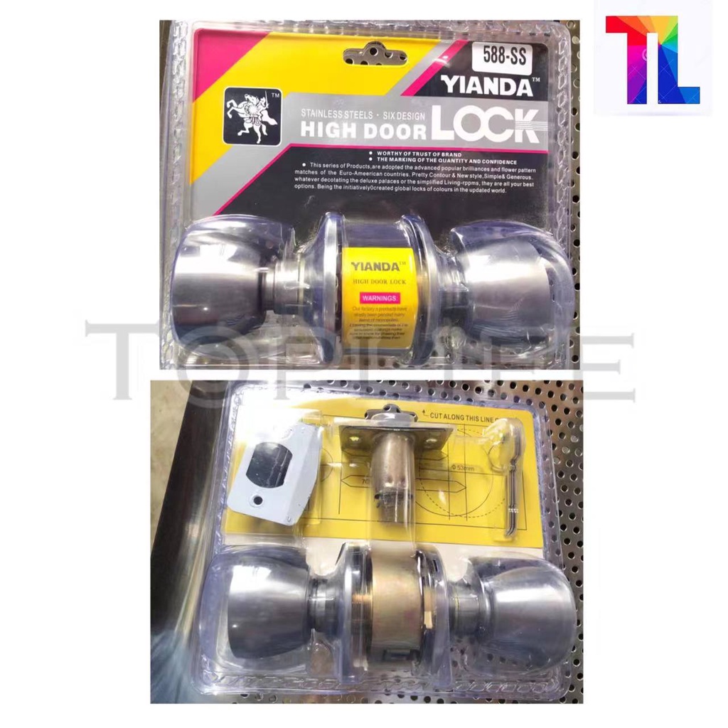 Door knob Yianda 588ss Stainless | Shopee Philippines
