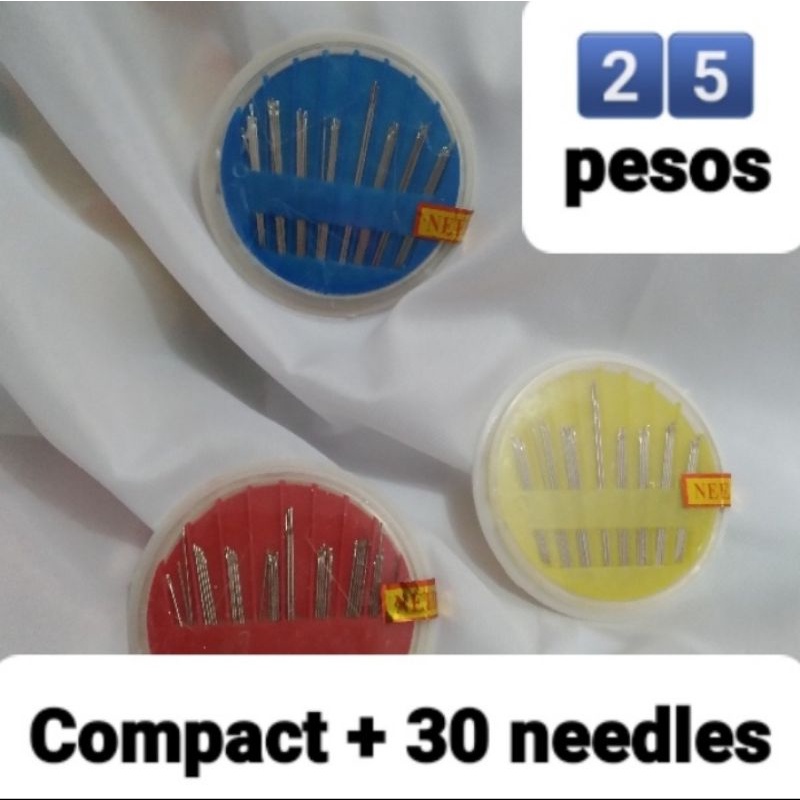 Needle Compact Assorted + 30 needles karayom | Shopee Philippines