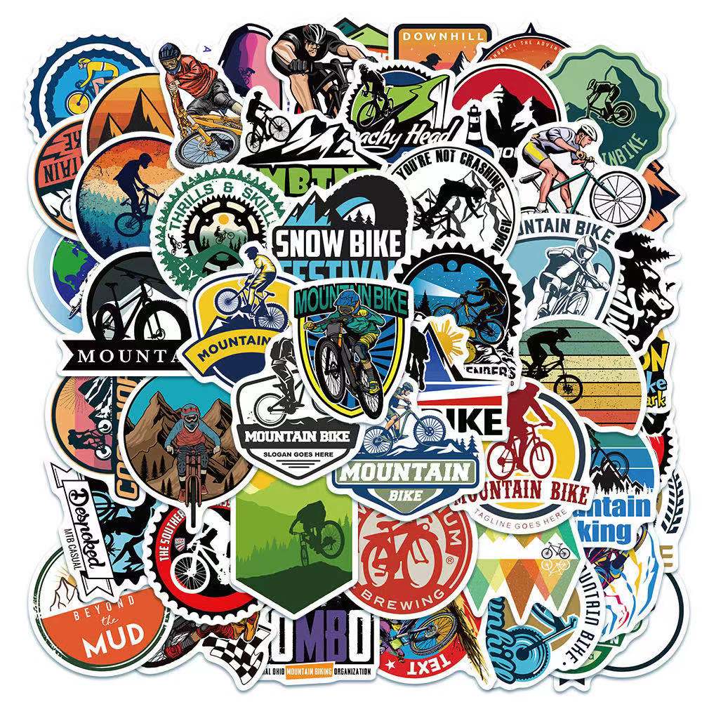 xs421-50 pcs mountain bike graffiti waterproof sticker | Shopee Philippines