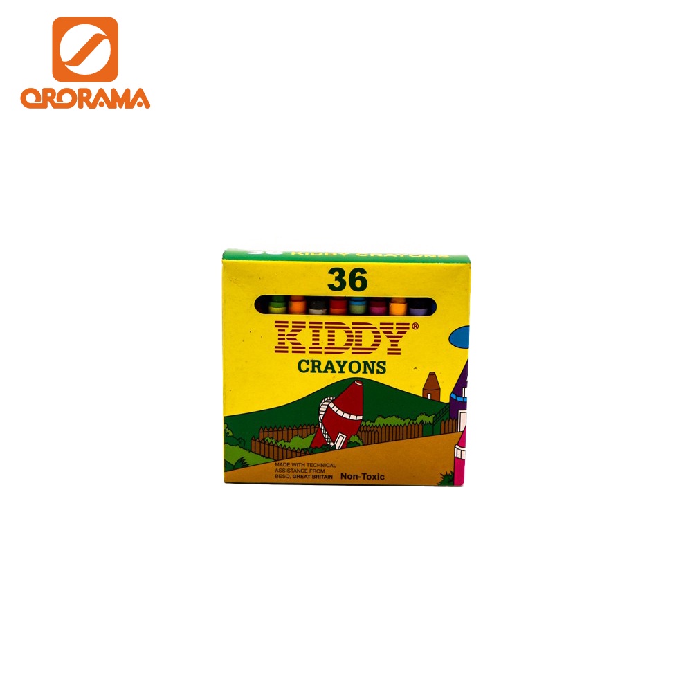 Kiddy Crayon Regular Size 36 Colors | Shopee Philippines
