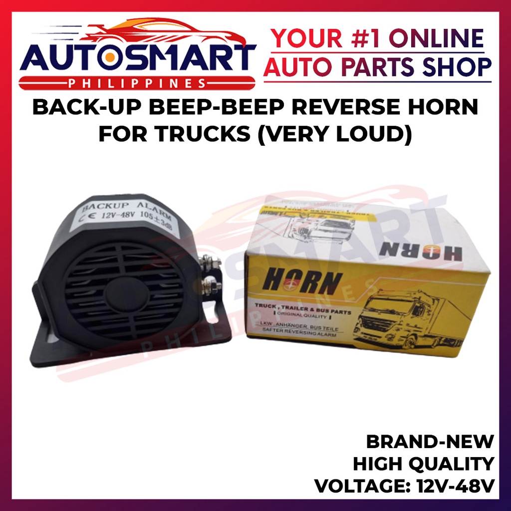 Back-up Reverse Horn for Trucks Beep-Beep Waterproof | Shopee Philippines