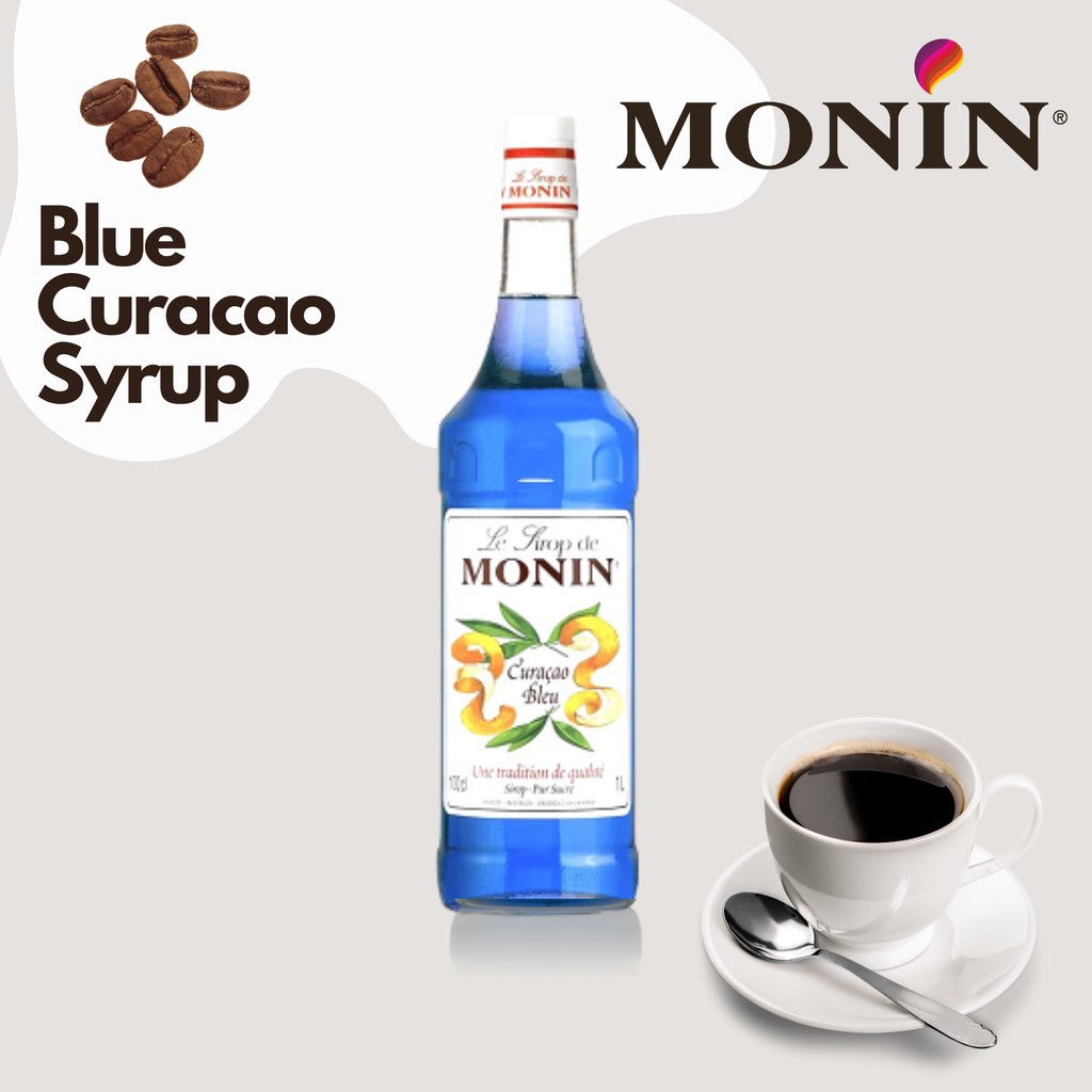 MONIN BLUE CURACAO SYRUP 1 LITER | Shopee Philippines