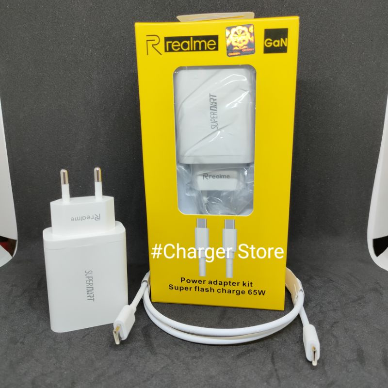 Realme PD Type C to Type C 65W 6.5A SUPER Fast Charging Super VOOC DART ...
