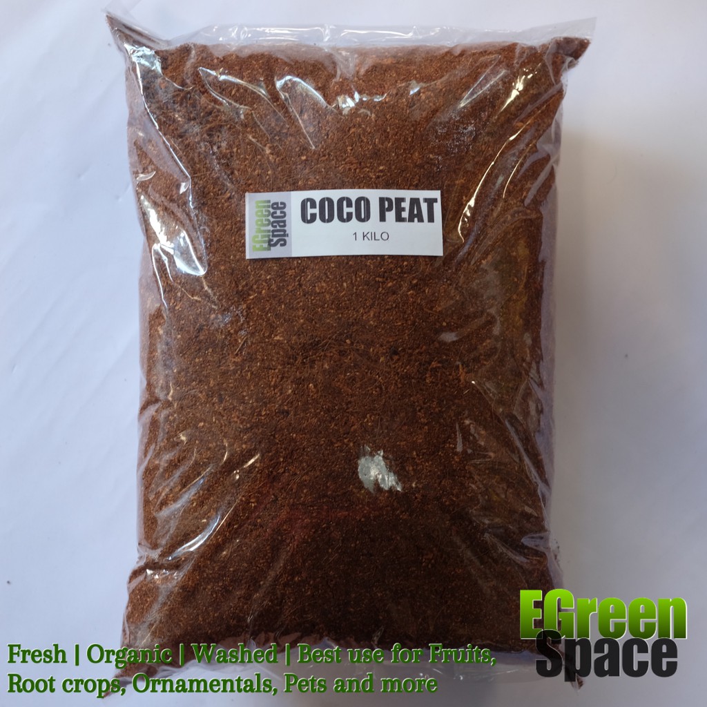 FRESH COCO PEAT - 1KILO (Organic Coco Coir) for pets and plants ...