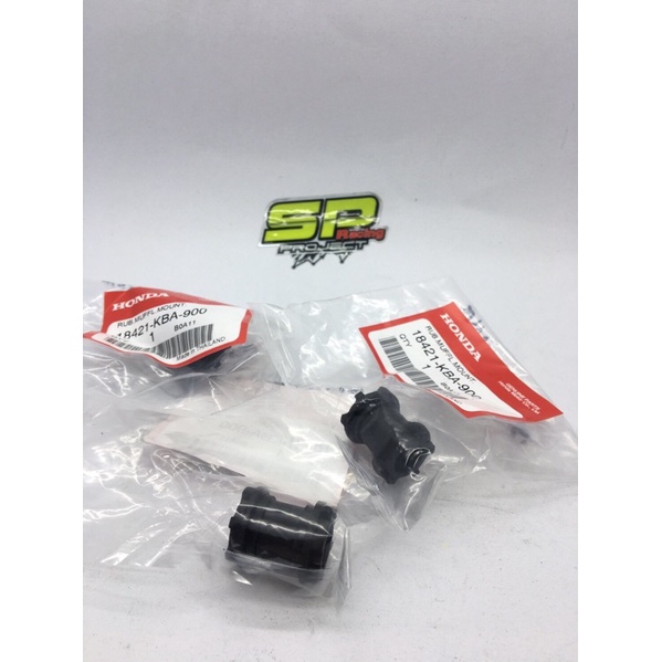 Side bushing rubber ball + pipe mounting bushing wave-125 genuine 1 (2 ...