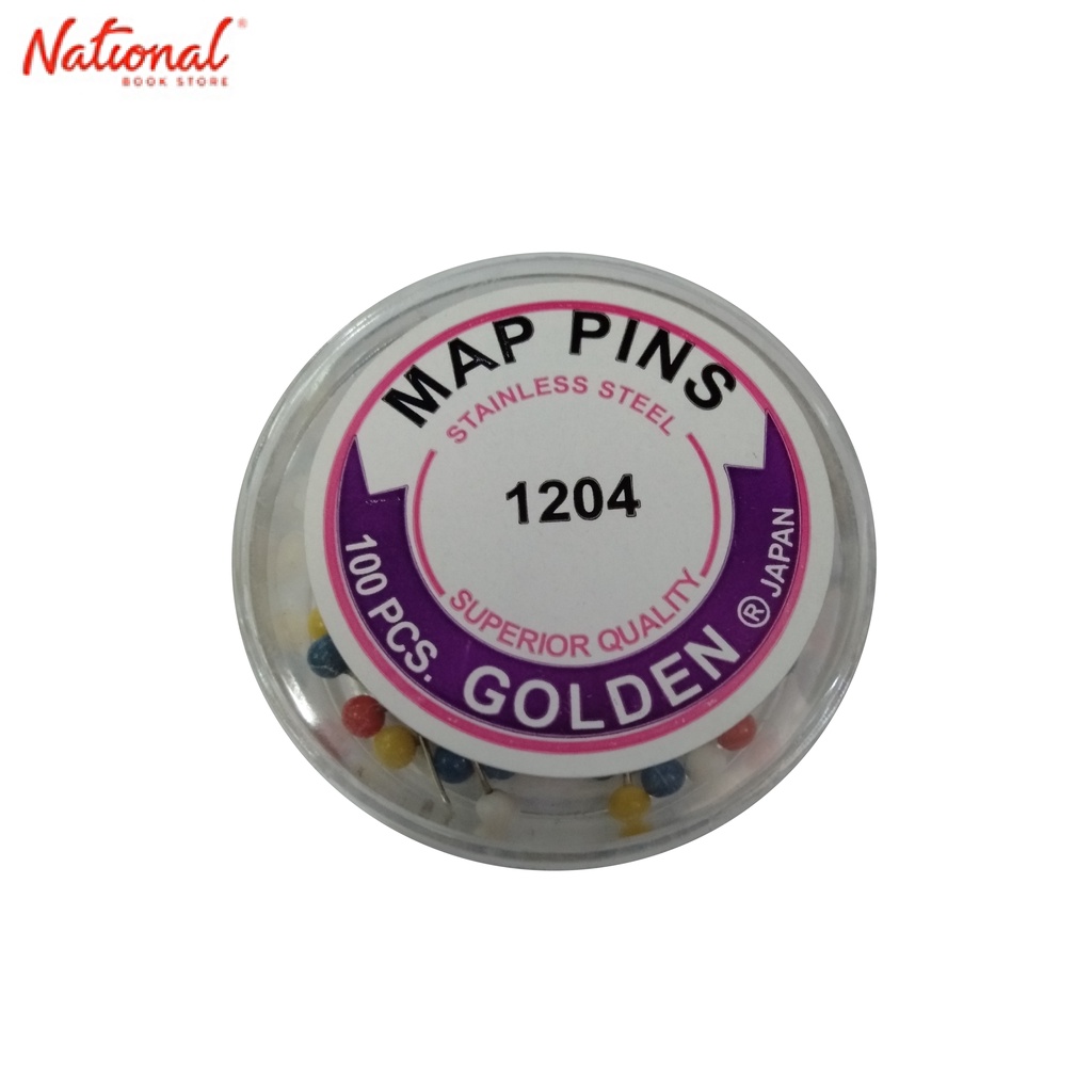 Golden Map Pin 1204 100S Wt Rd Dkbl Yl Pk National Book Store | Shopee ...