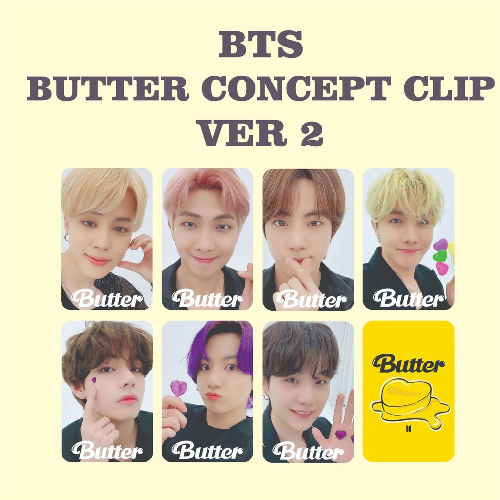 Bts BUTTER CONCEPT CLIP VERSION 2 | Shopee Philippines